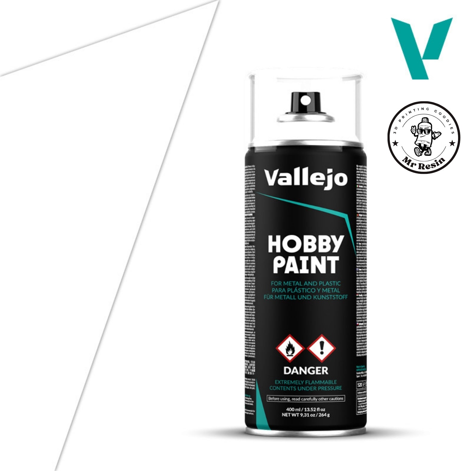 🖌️ Spray Imprimación Vallejo 400 ml – Mr Resin